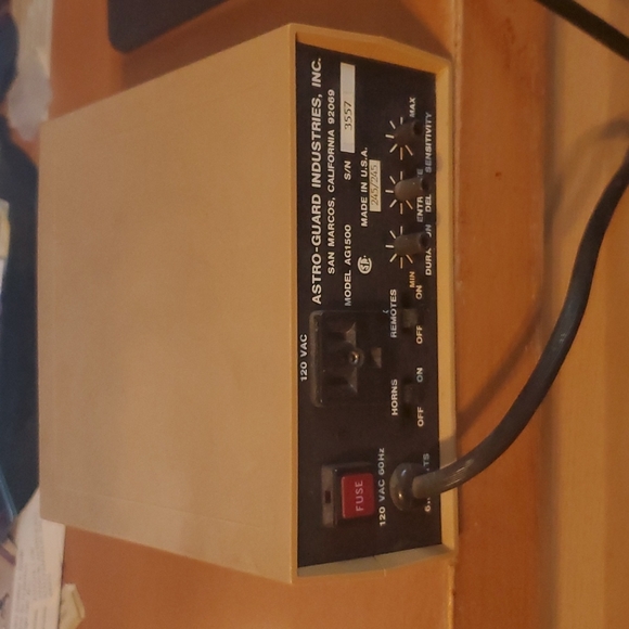 Astro-Guard Industries | Other | Vintage Astroguard Alarm System ...